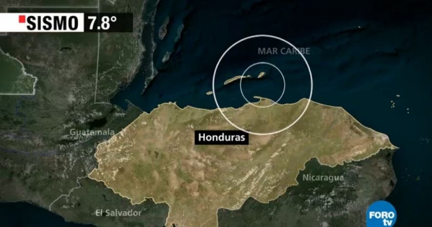 Sismo De 7 6 Sacude Honduras Y Se Percibe En Quintana Roo Virtual